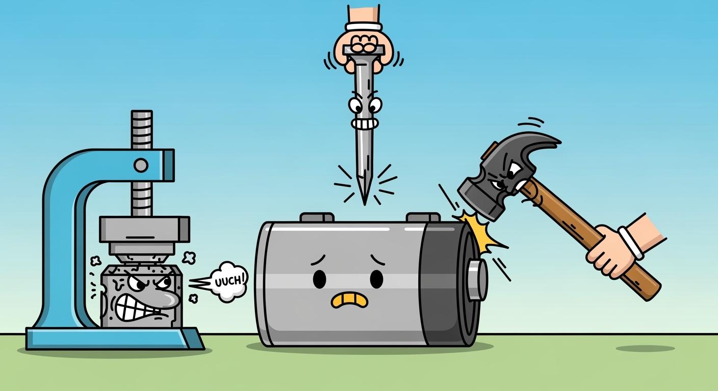 Battery Safety Testing: Understanding Nail Penetration, Crush, and ...